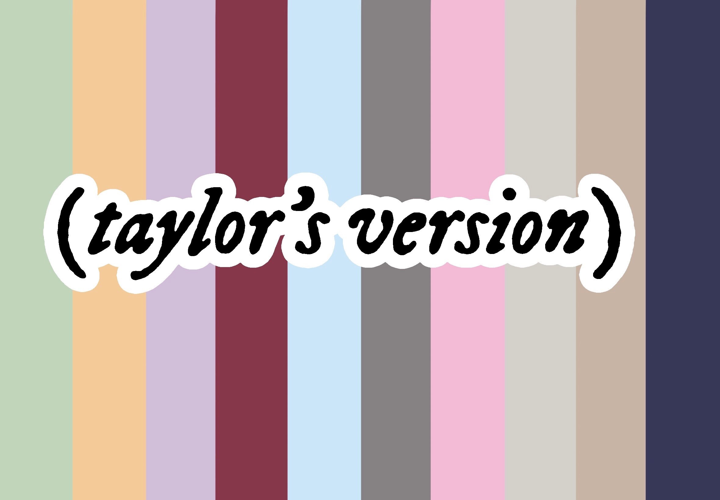 Taylors Version Sticker - Etsy