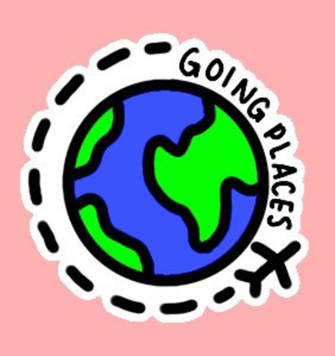 Going Places Sticker - Etsy