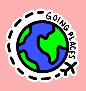 Going Places Sticker - Etsy