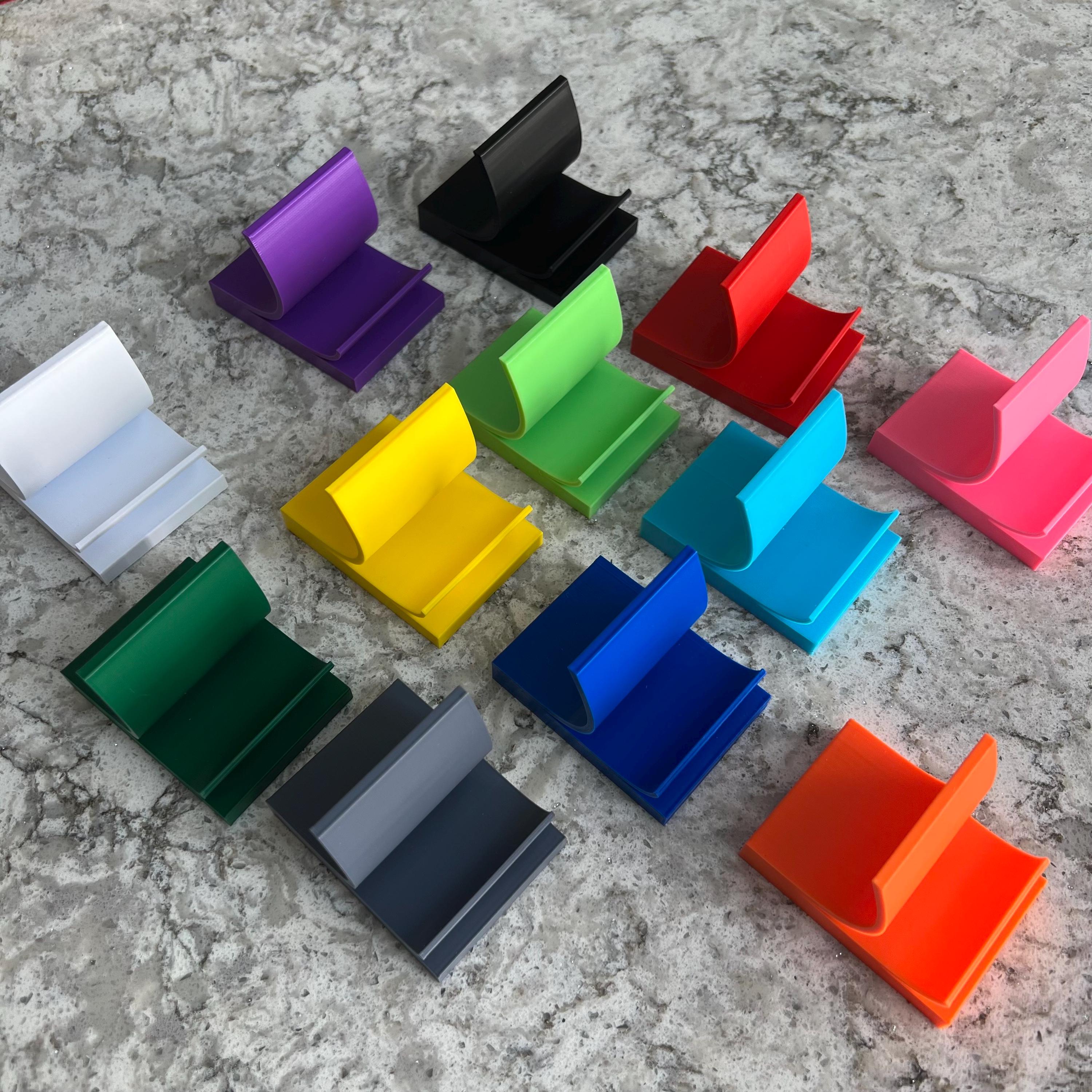 3D Printed Sticky Note Phone Stand | Quirky Desk Decor - Etsy