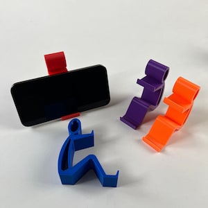 Stick Man Phone Holder - Quirky PLA Smartphone Stand - Creative Desk ...
