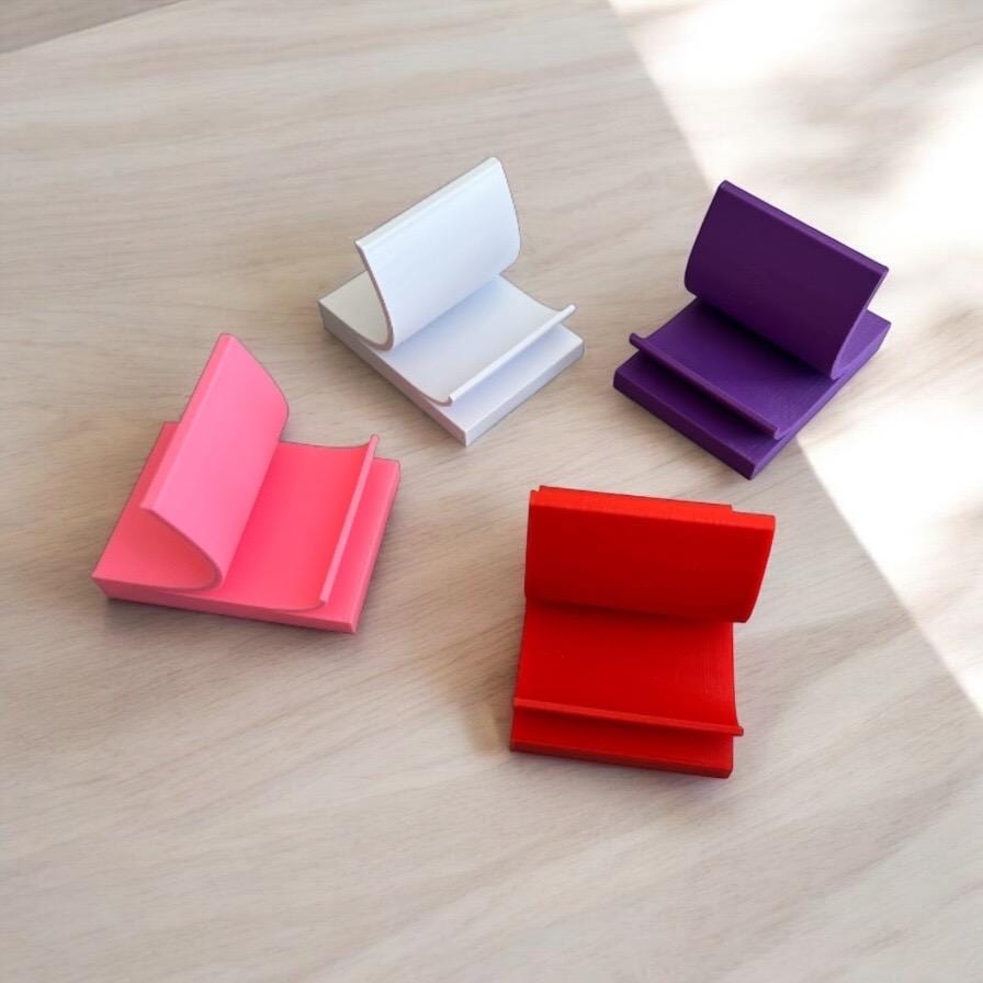 3D Printed Sticky Note Phone Stand | Quirky Desk Decor - Etsy