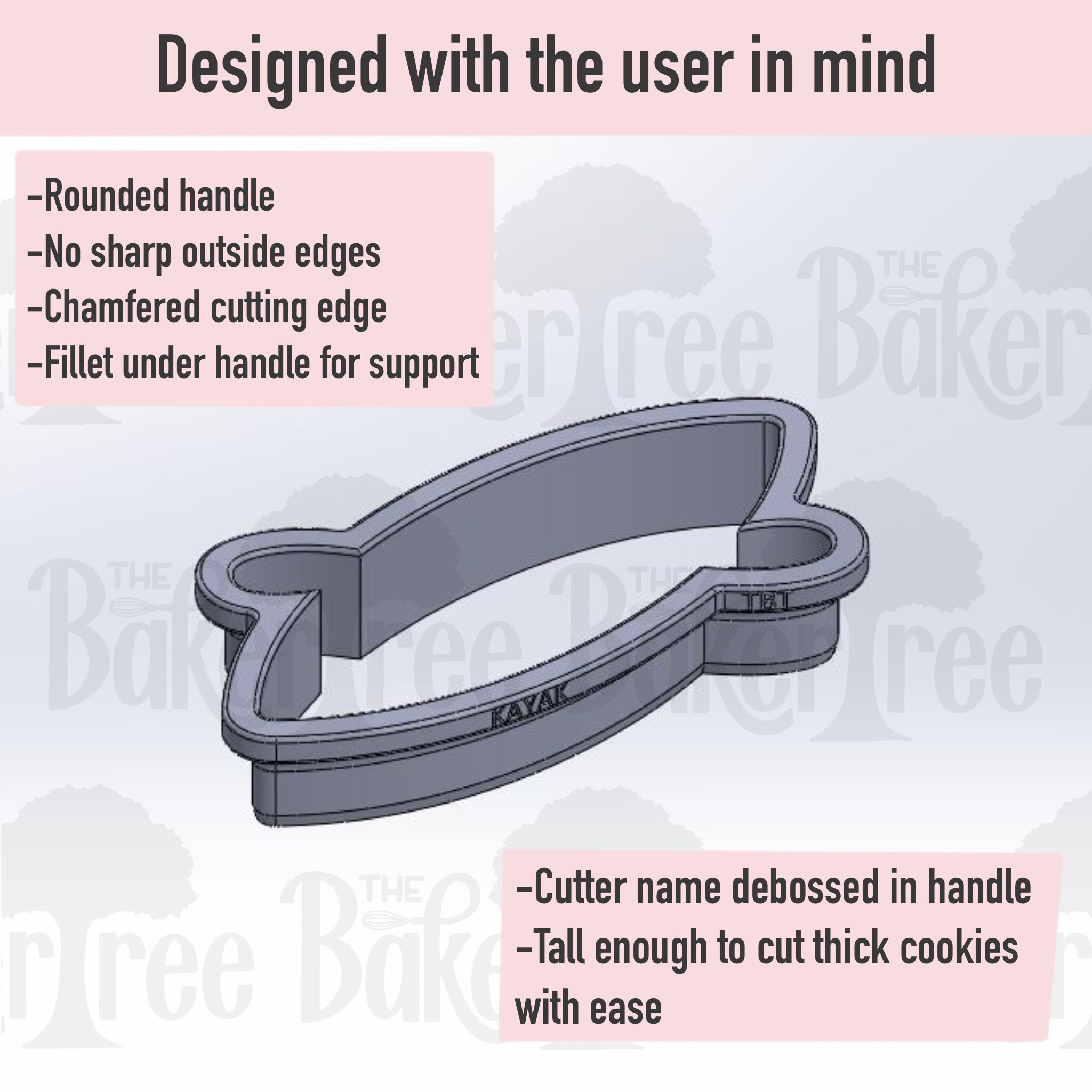 Kayak - STL File Cookie Cutter - Digital Download - Etsy