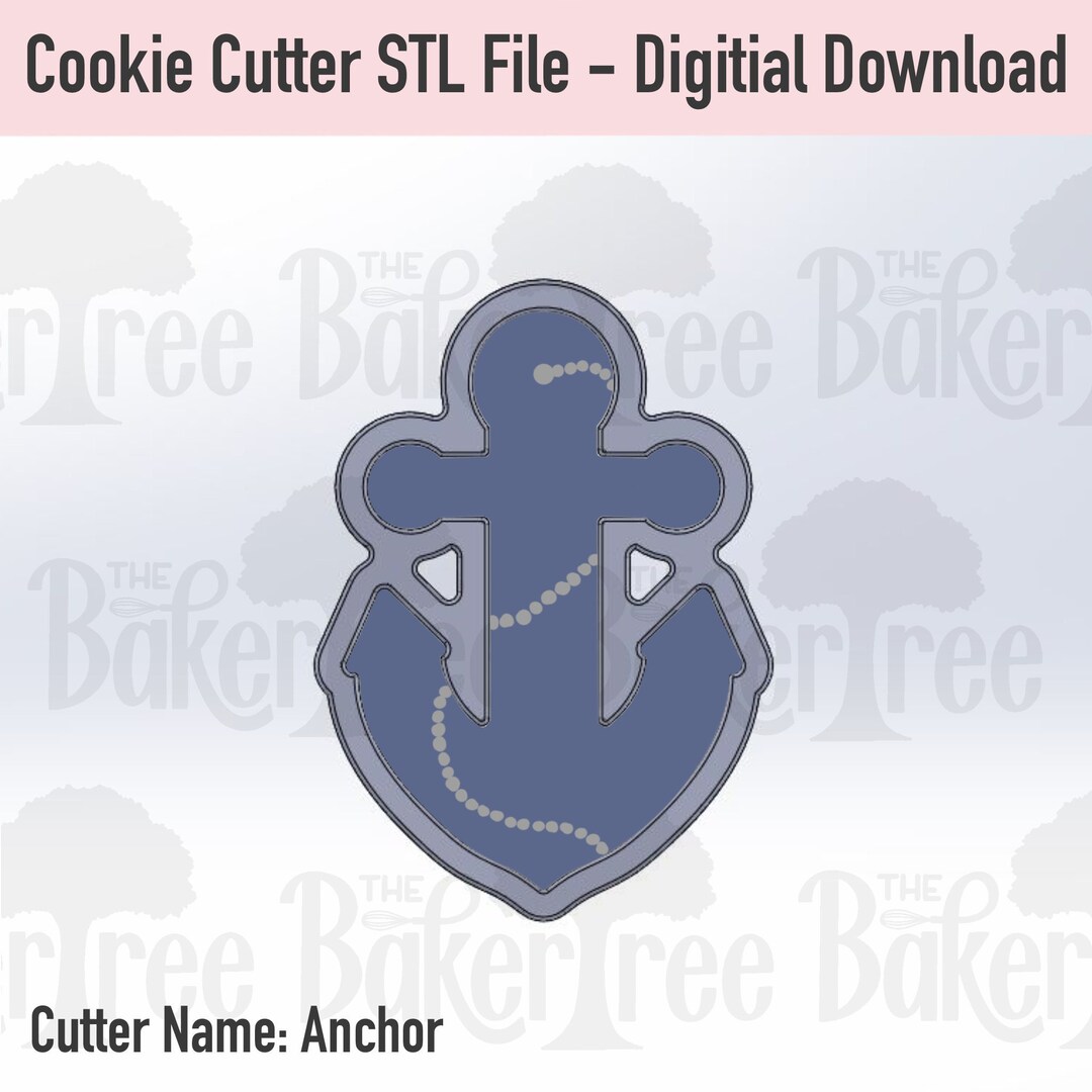 Anchor - STL File Cookie Cutter - Digital Download - Etsy
