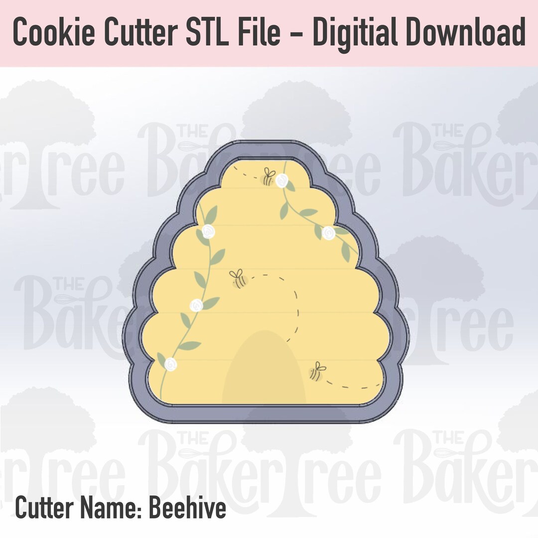 Beehive, Bee Hive - STL File Cookie Cutter - Digital Download - Etsy