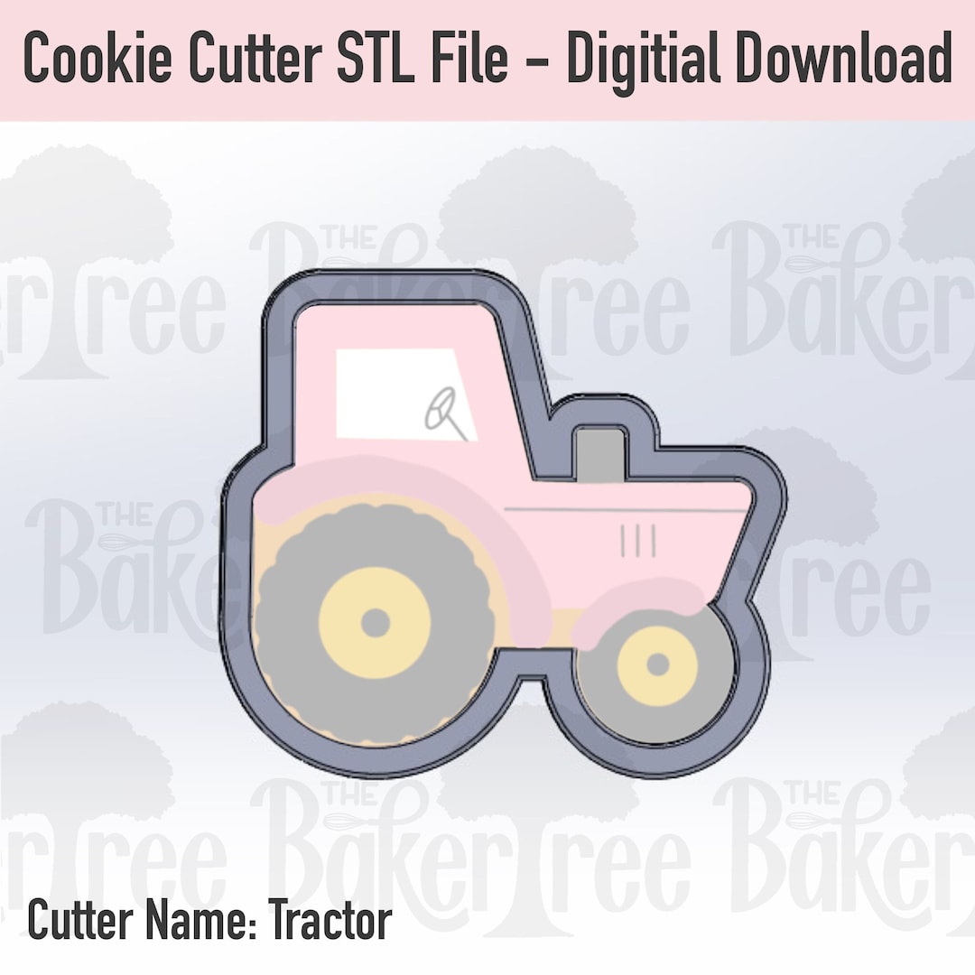 Tractor - STL File Cookie Cutter - Digital Download - Etsy