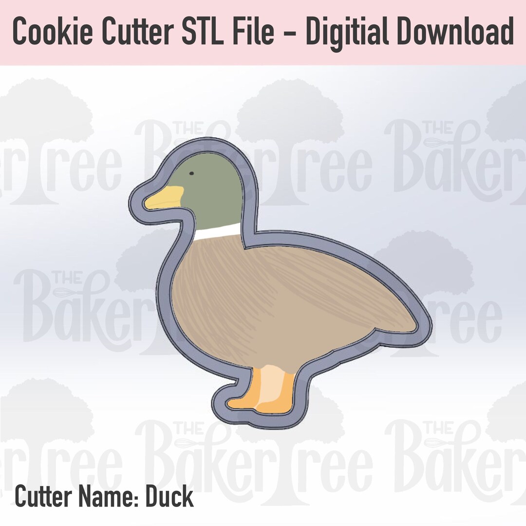 Duck - STL File Cookie Cutter - Digital Download - Etsy