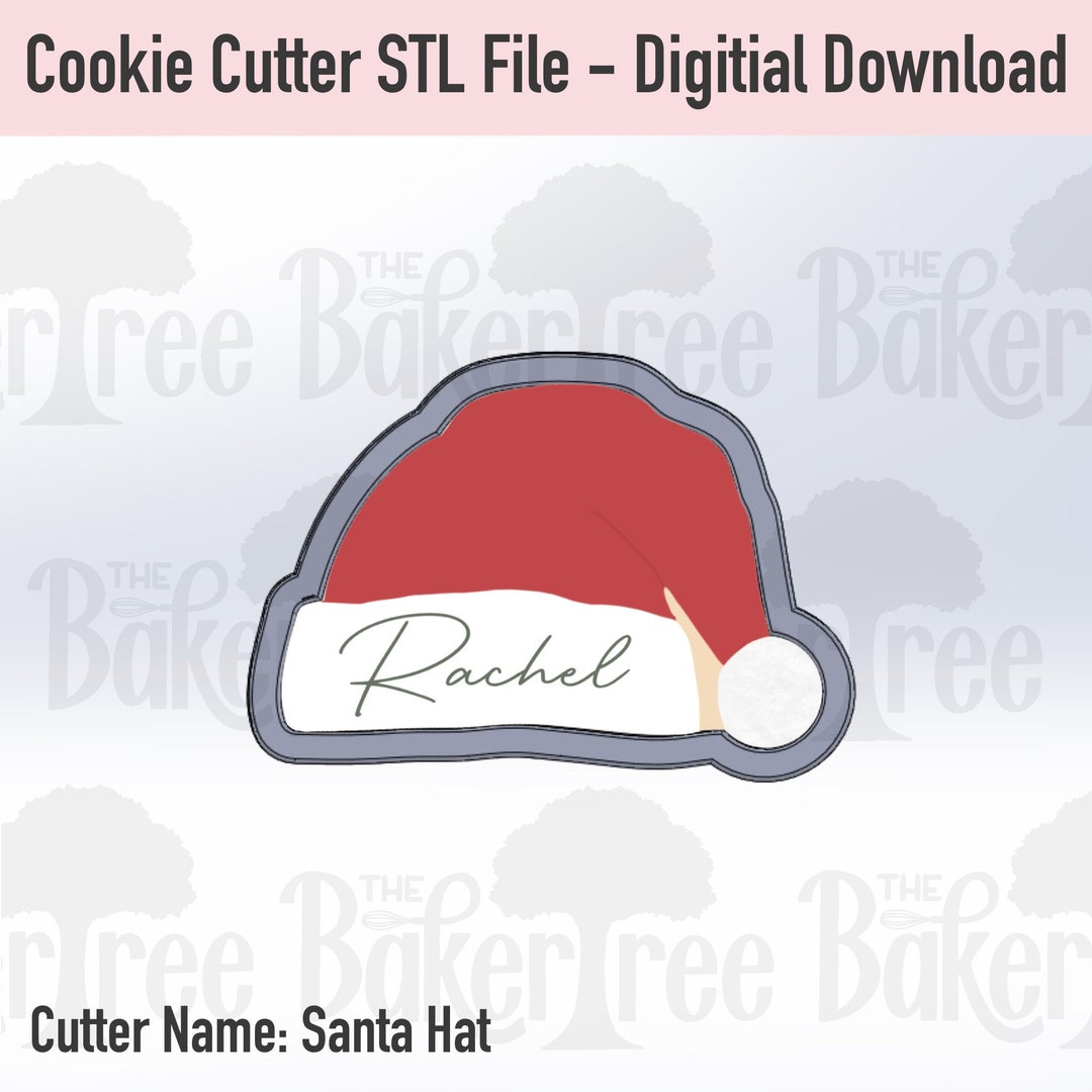 Santa Hat - STL File Cookie Cutter - Digital Download - Etsy