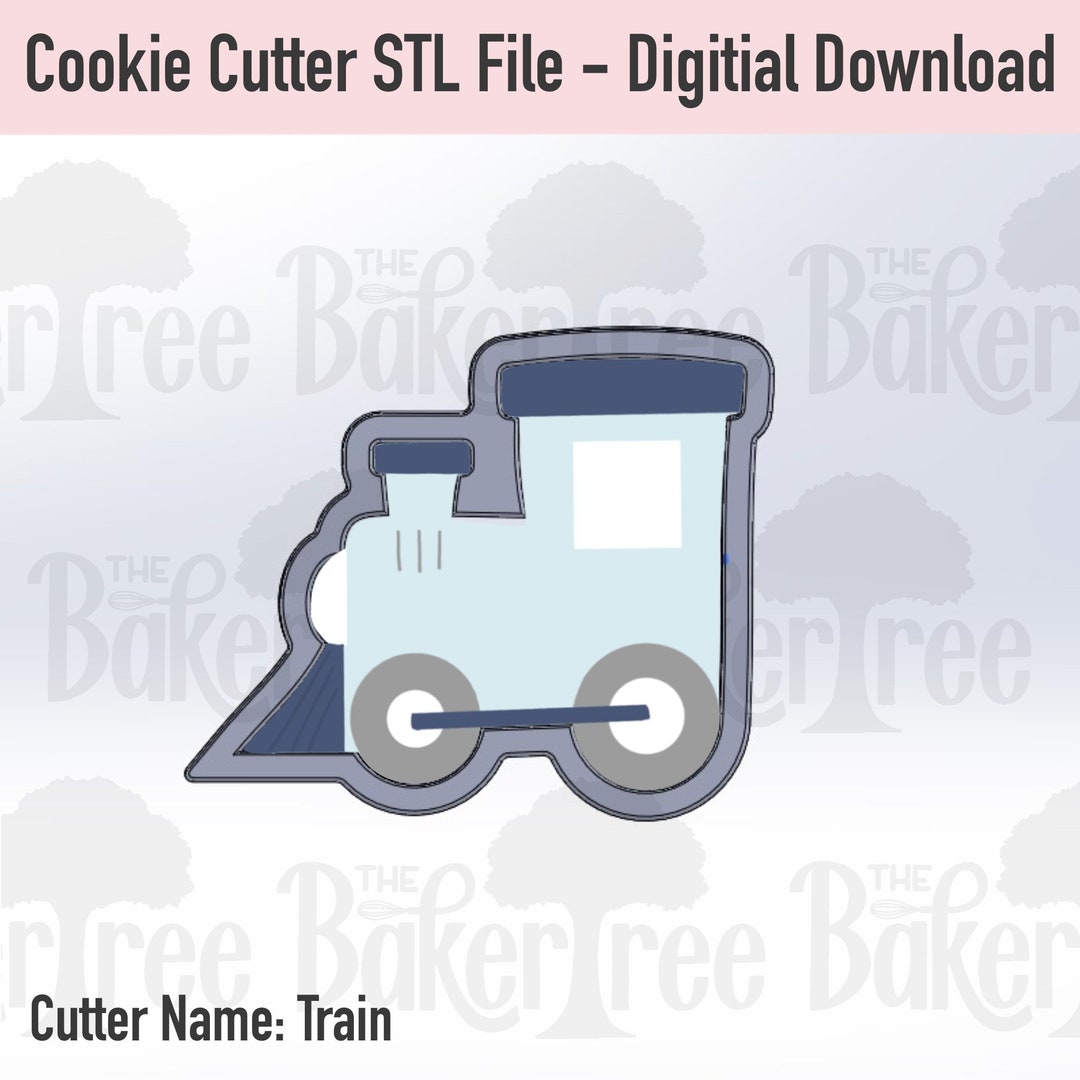 Train - STL File Cookie Cutter - Digital Download - Etsy