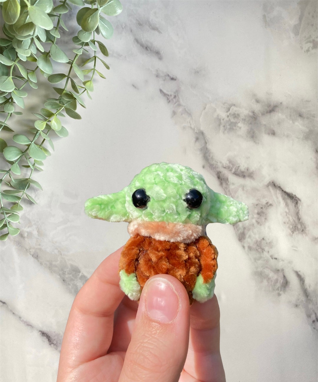 Mini Baby Yoda Baby Yoda Keyring Star Wars Theme Baby - Etsy UK