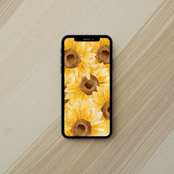 Sunflower Wallpaper - Etsy
