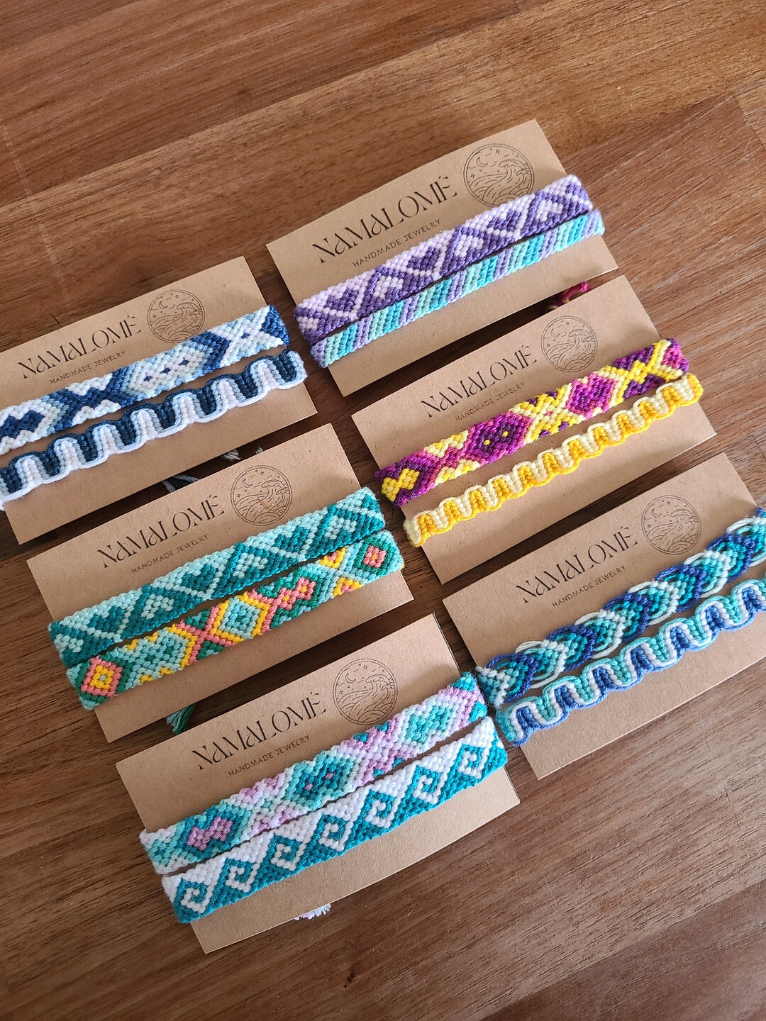Choose Your Set of Two Friendship Bracelets Knotted by Hand for the ...