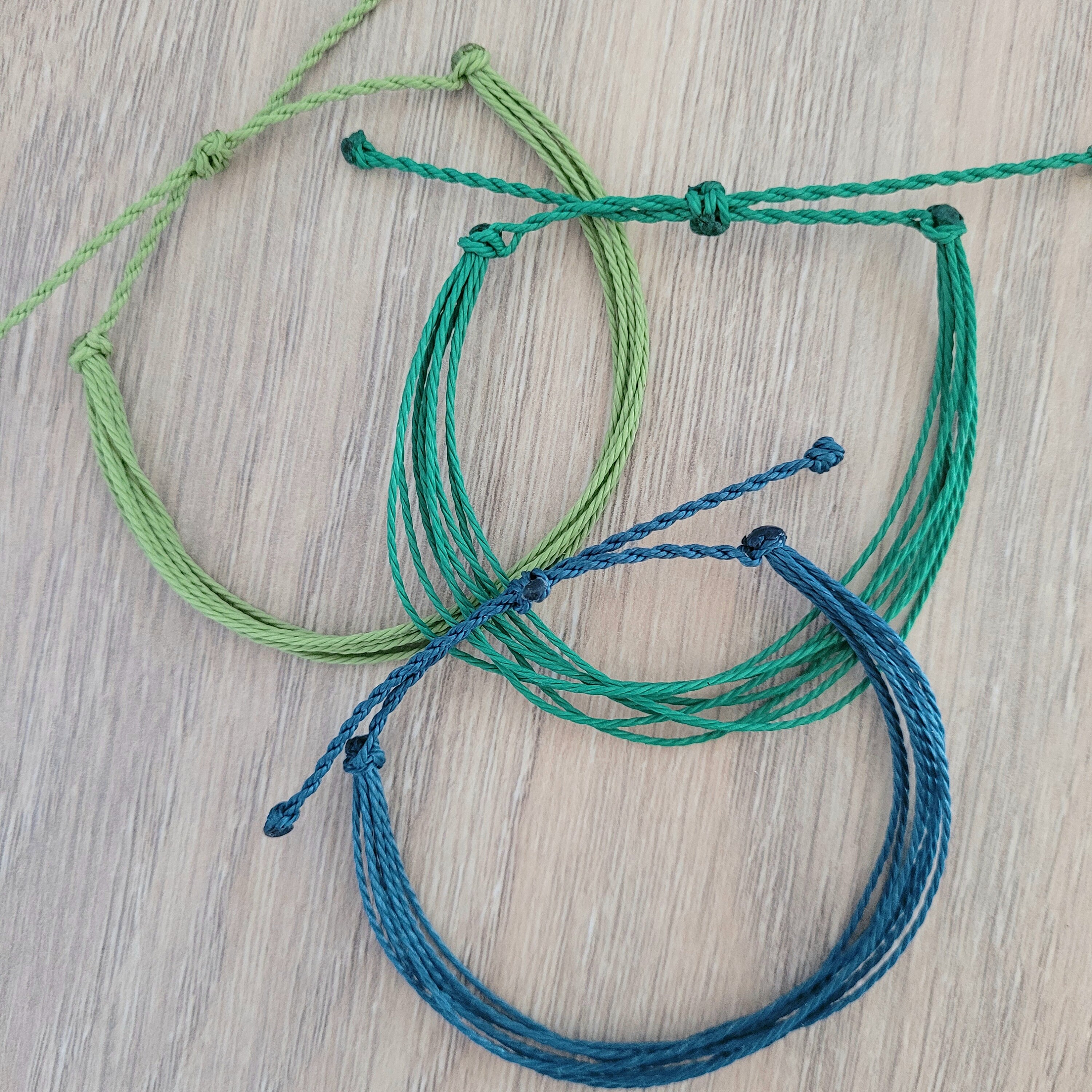 Handmade Pura Vida Inspired Waterproof Bracelet, Adjustable for a ...