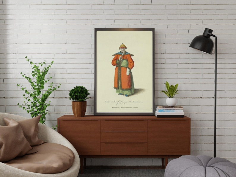 Chinese Mandarin Art Print, Home Decor Wall Art, Print at Home Poster ...