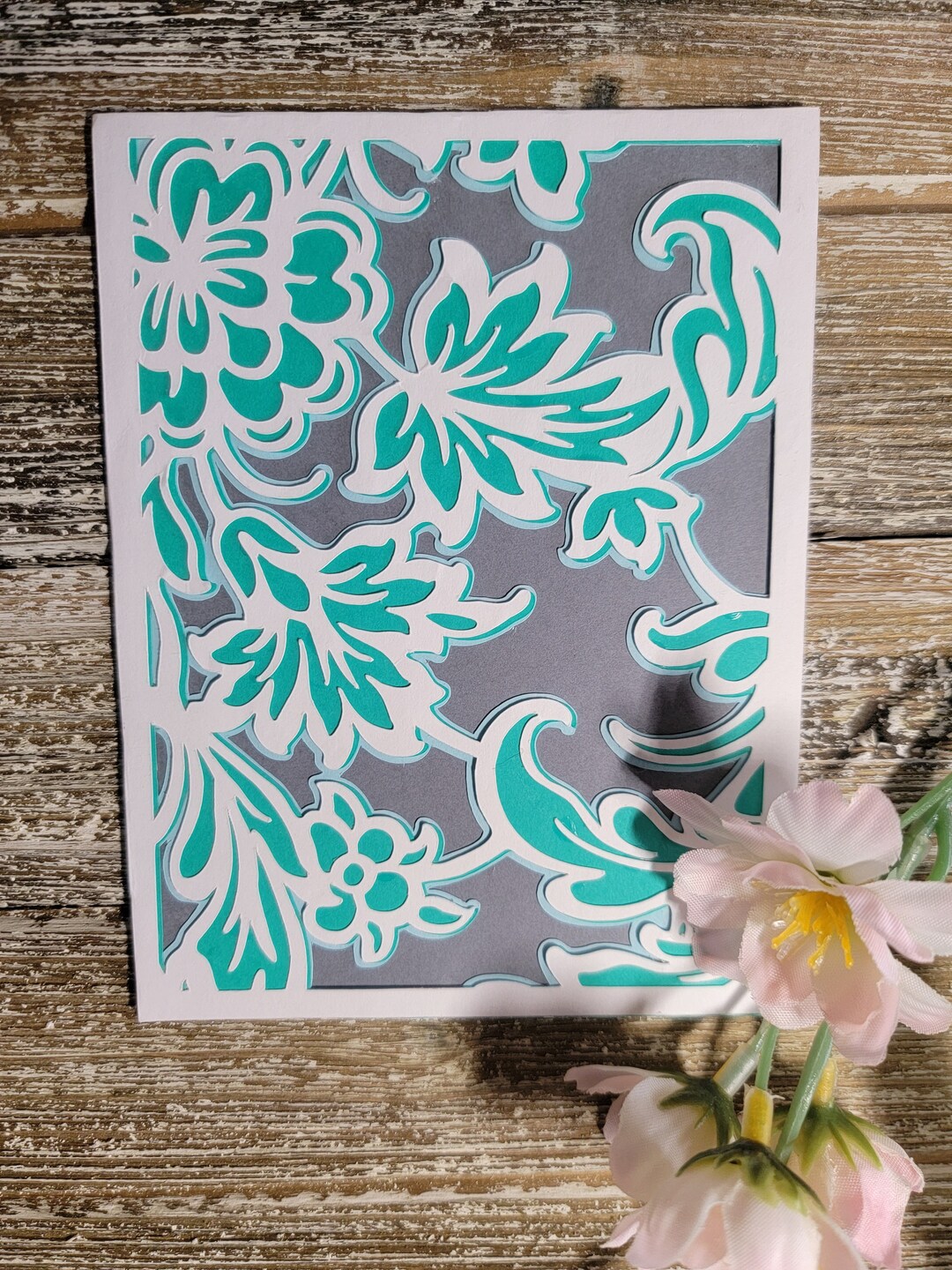 Multi Layered Cardstock Greeting Cards - Etsy