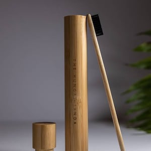Eco Friendly/ Sustainable/natural Bamboo/travel Toothbrush/ Holder ...