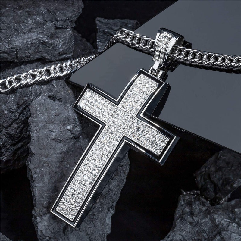 Hip Hop Cross Pendant - Etsy