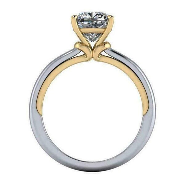 Two Tone Ring - Etsy