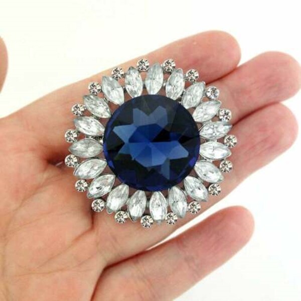 Huge Sterling Brooch - Etsy