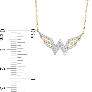 WONDER WOMEN Inspire Pendant Necklace, Two Tone Necklace, Women's Day ...