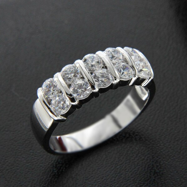 Diamond Bar Ring - Etsy
