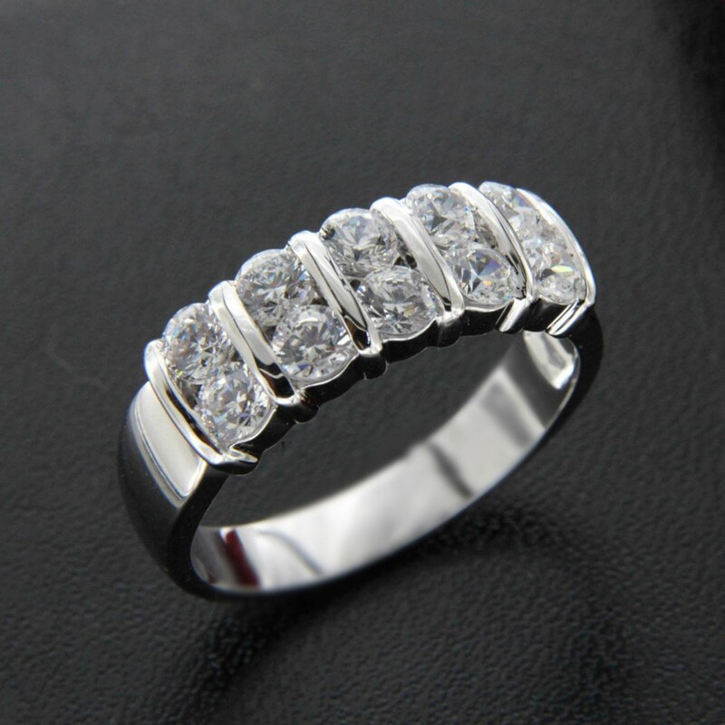 Diamond Bar Ring - Etsy