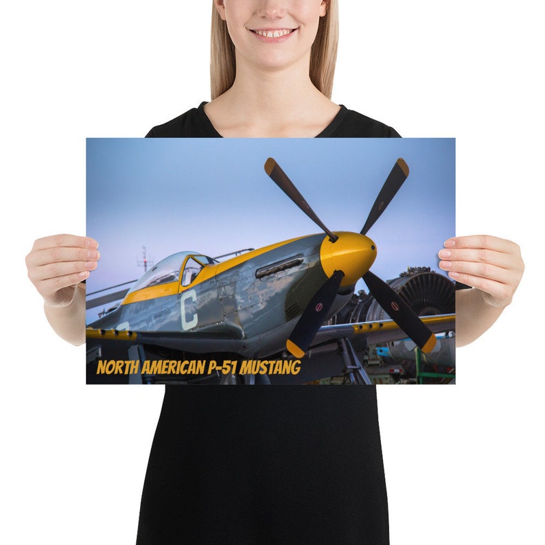 P-51 Mustang Poster - Etsy