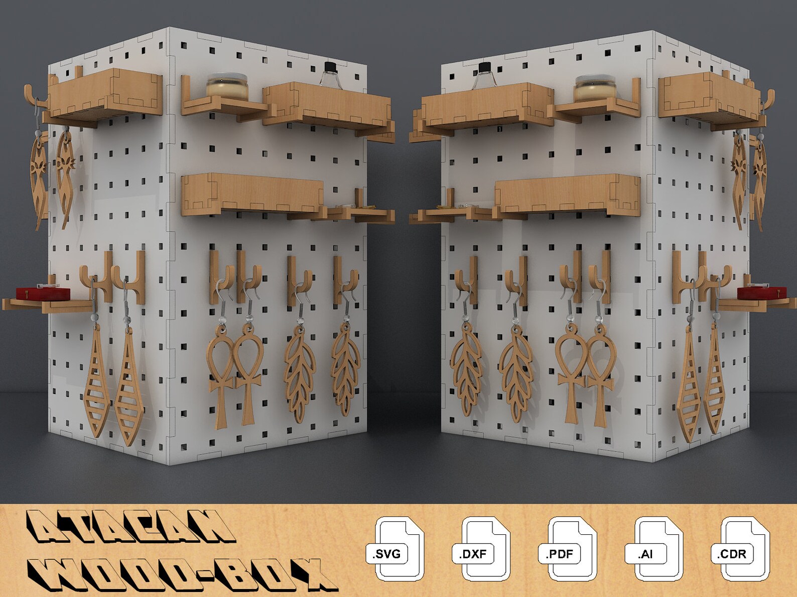 Pegboard Accessories Peg Hooks Peg Box Portable Pegboard - Etsy