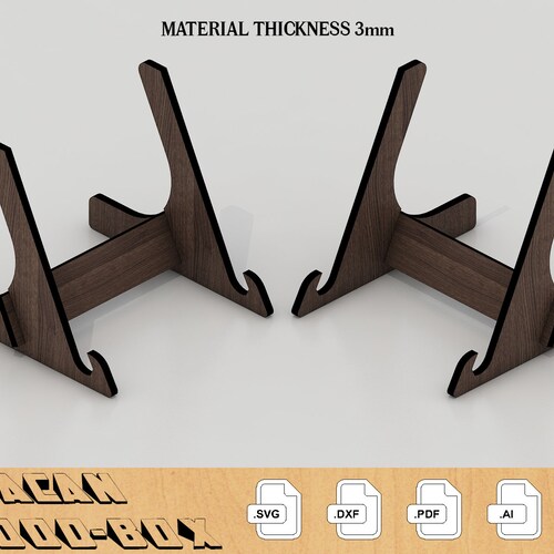 Laser Cut Frame Plate Stand / Laser Cut Vectors / Photo Holder - Etsy