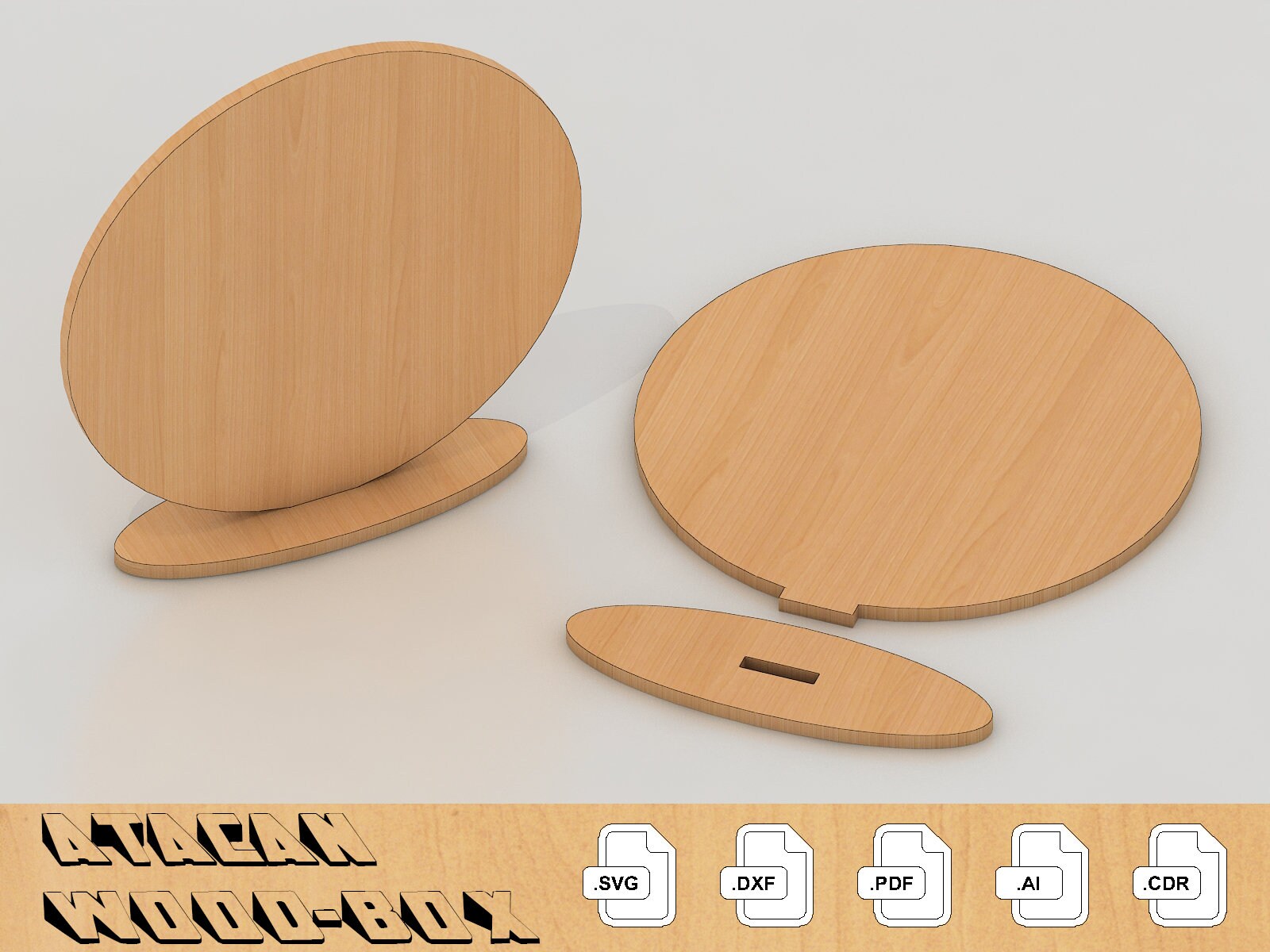 Name Tags Laser SVG Cutting Template / Wooden Tag DXF Cnc - Etsy Canada