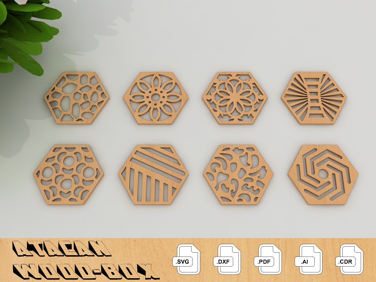 Laser Cut Coaster Files – Coasters Free DXF Files & Vectors – CMHCL