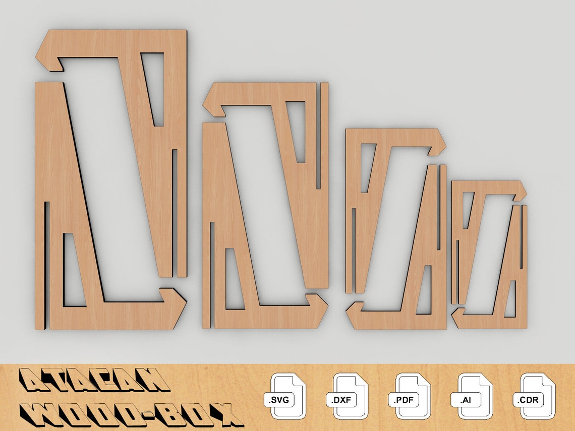 1/4 Inch Easel Plate Stand Laser Cut File Picture Frame - Etsy UK