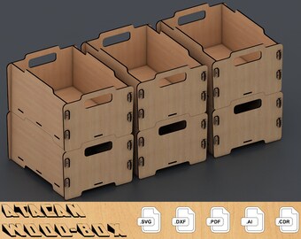 Storage Box Svg | Etsy