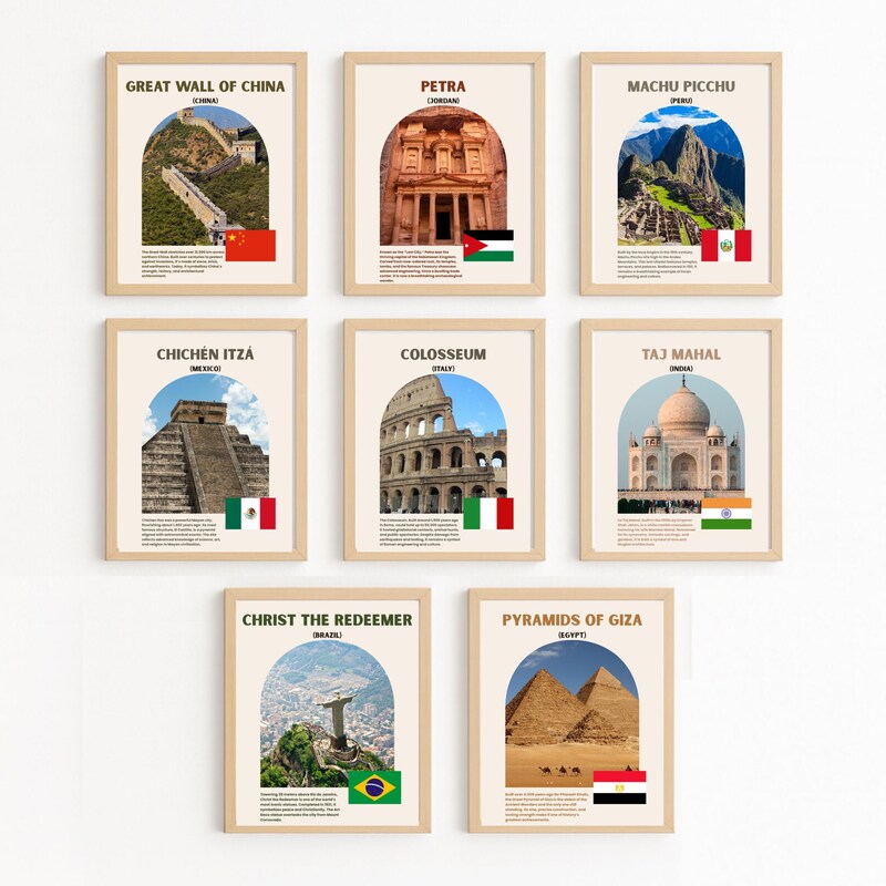 Wonders of the World - Etsy