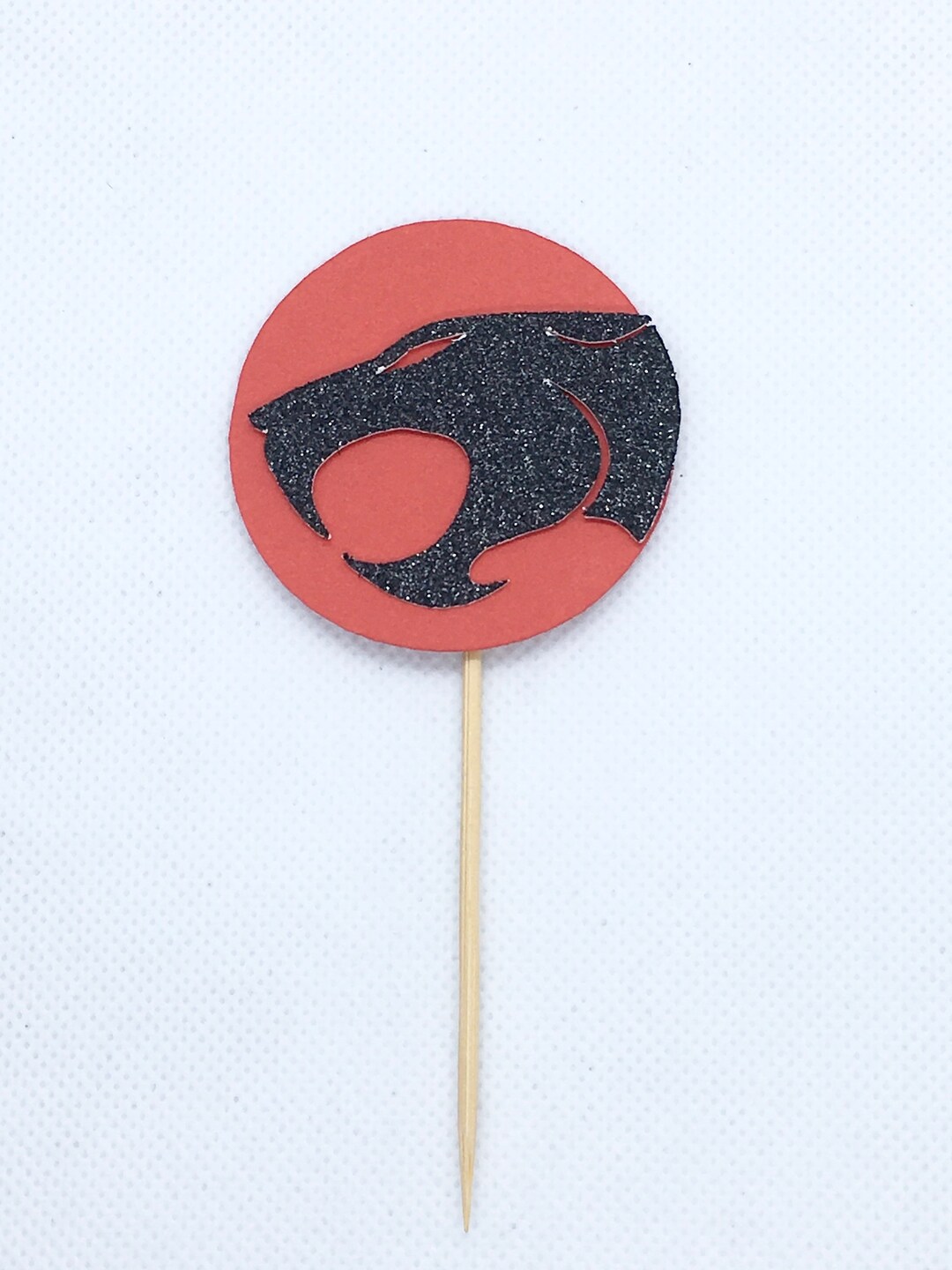6 X Thundercats Retro Cartoon Glitter Birthday Celebration Non-edible ...