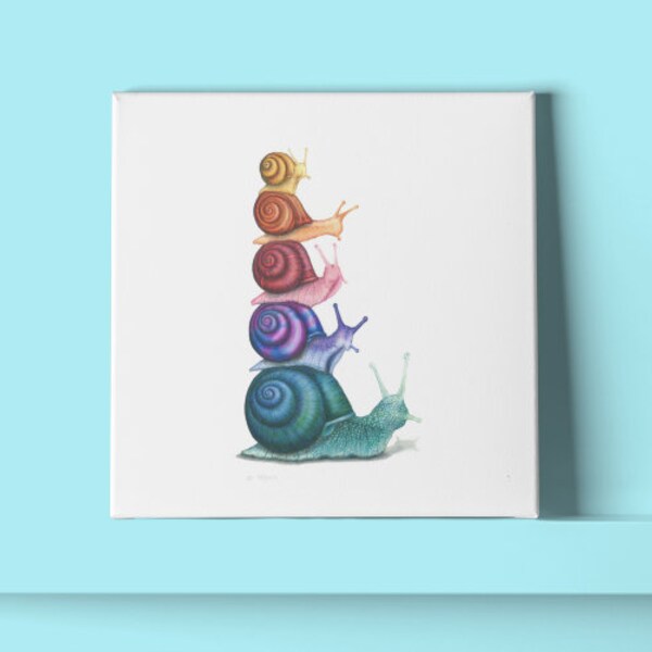 Snail Art - Etsy