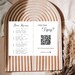 Printable Virtual Tip and Bar Menu Sign Template, QR Code Sign, Drink ...