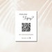 Printable Virtual Bar Tip Sign Template, QR Code Sign, Tip Your ...