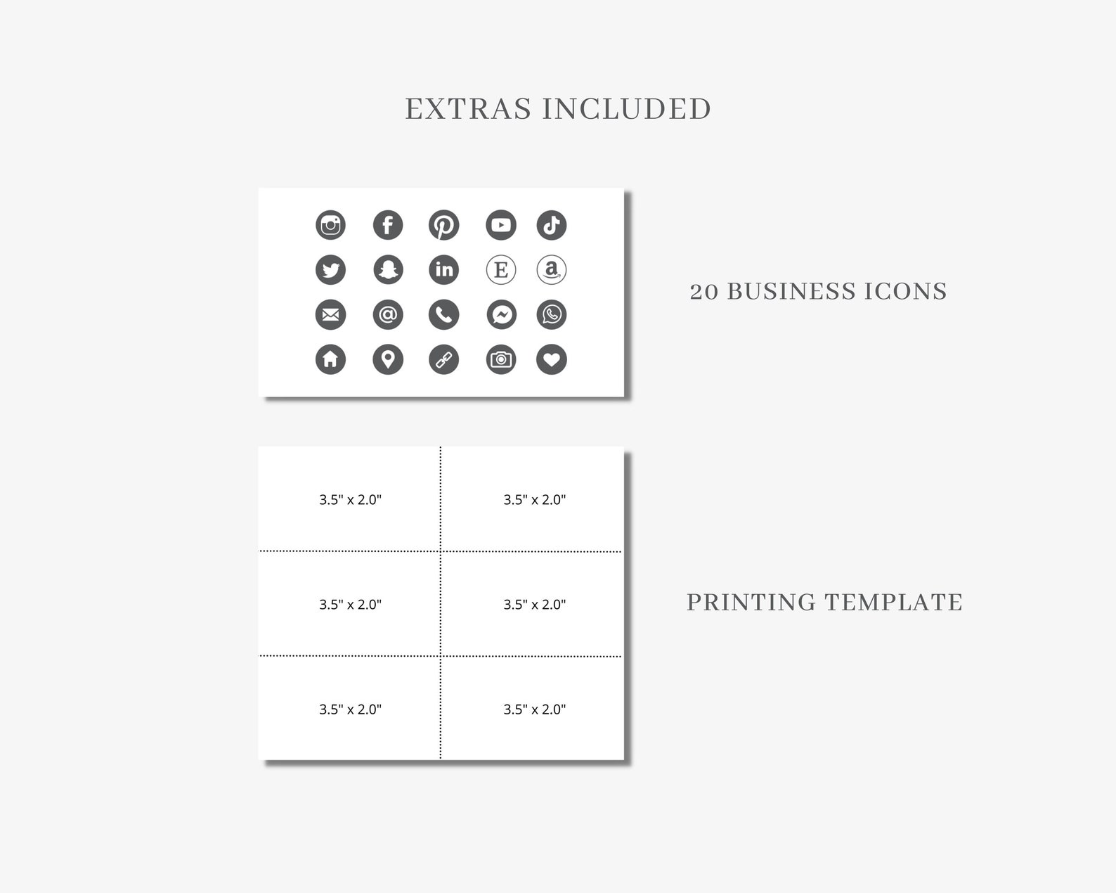 Beauty Loyalty Card Template, DIY Reward Cards, Minimalist Salon Stamp ...