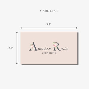 Editable Business Card Template DIY Calling Card Template | Etsy