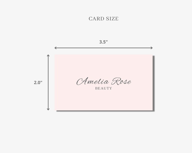 Editable Business Card Template DIY Calling Card Template - Etsy