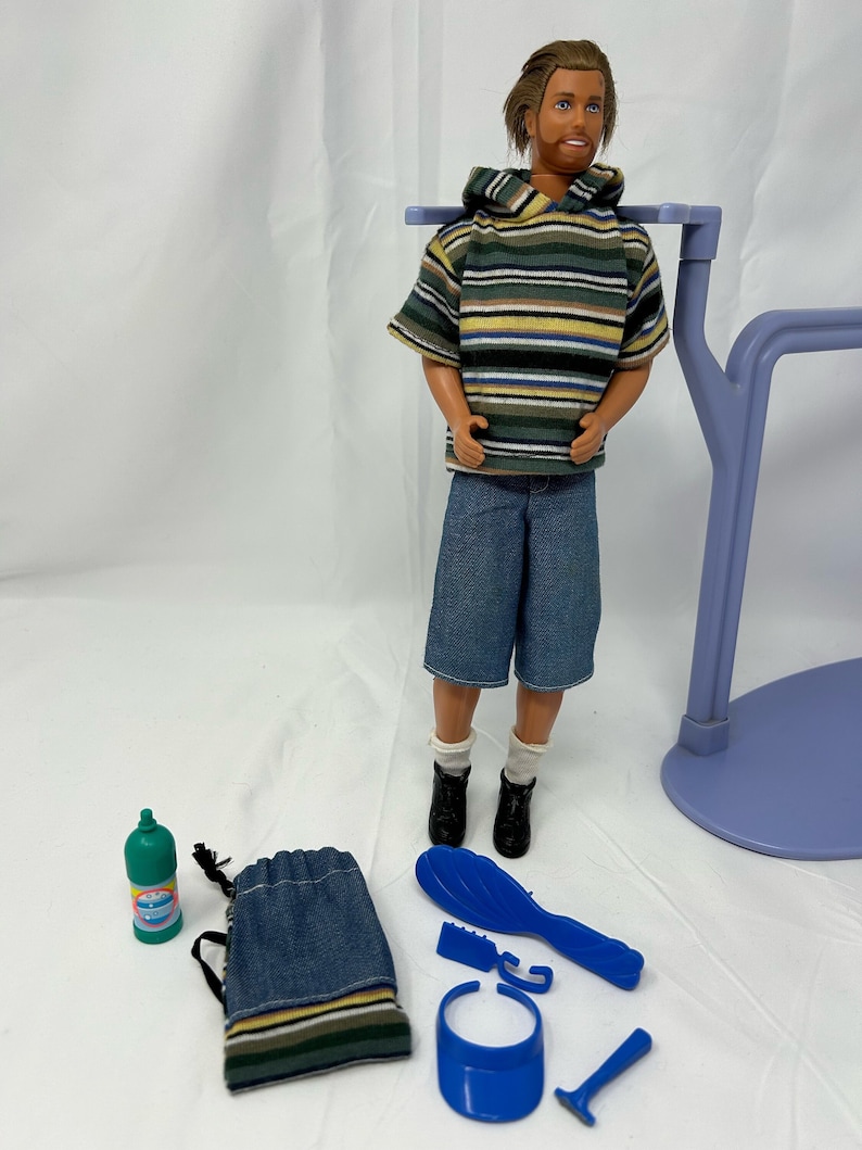 Shaving Fun Ken 1994 Doll Set With Accessories Mattel 12956 - Etsy