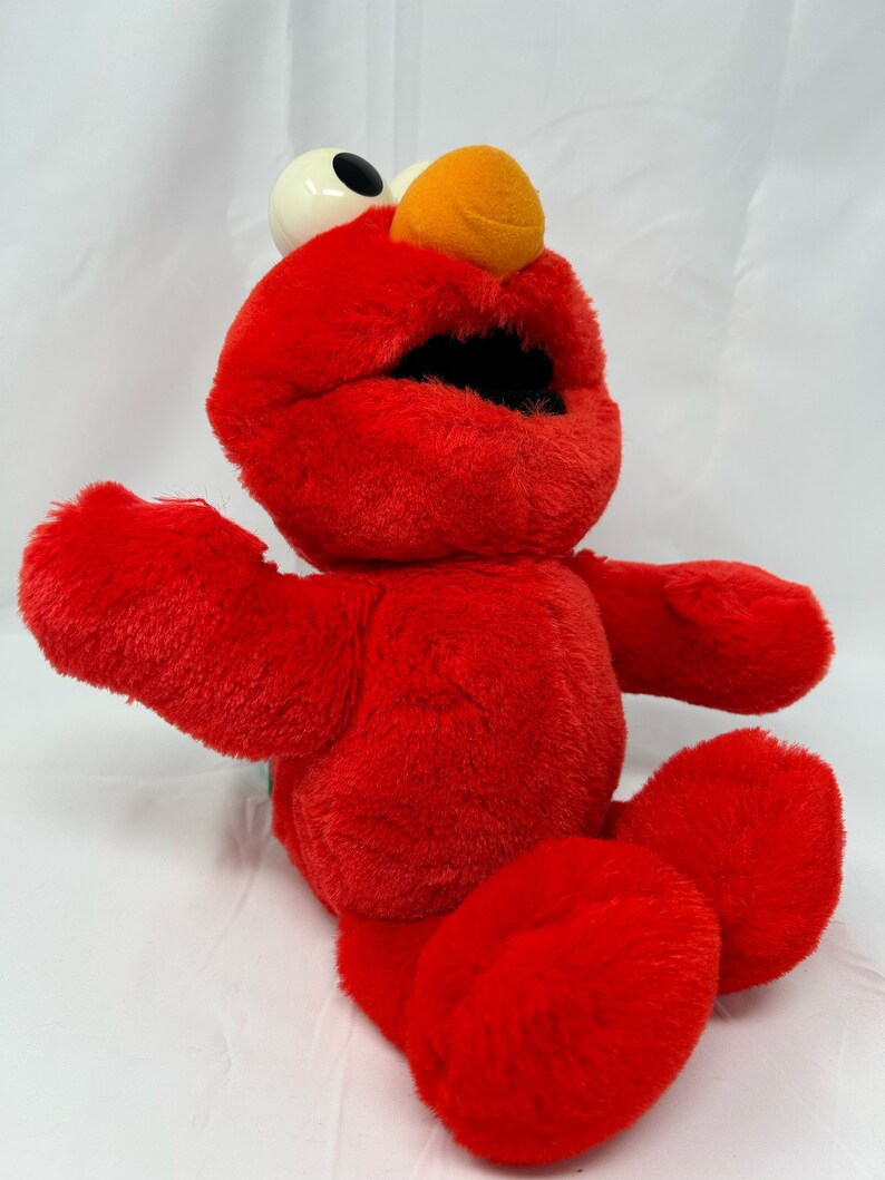 Vintage Tyco Sesame Street Tickle Me Elmo 1995 Plush Doll - Etsy