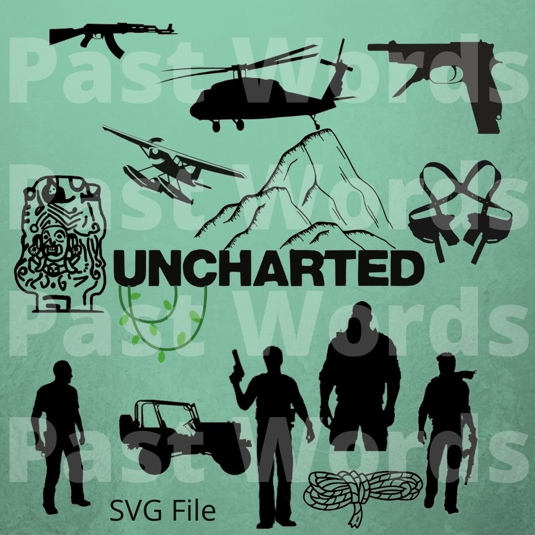 Uncharted SVG | Nathan Drake SVG | Video Game SVG - Etsy