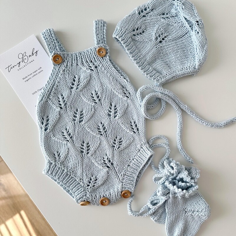 Knit Baby Boy Outfit - Etsy