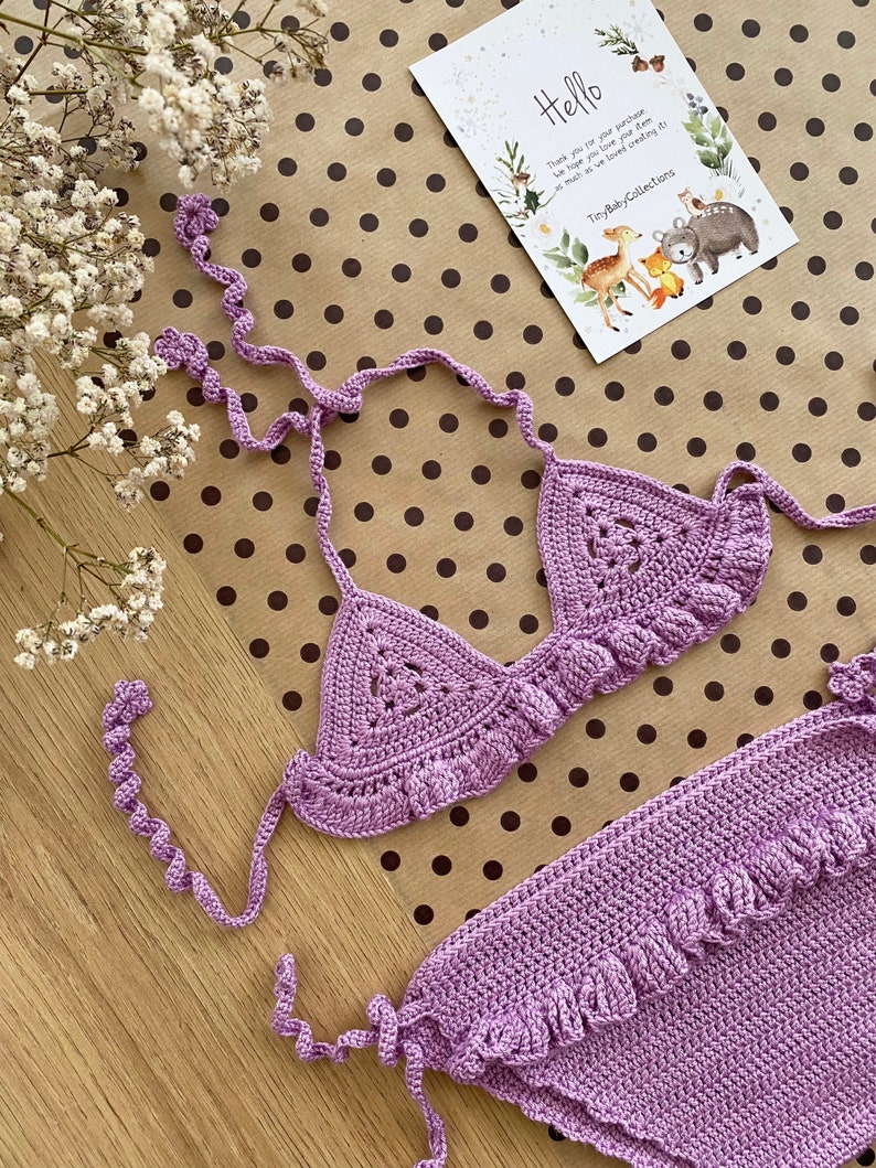 Crochet Baby Bikini Baby Bikini Newborn Photography Prop - Etsy
