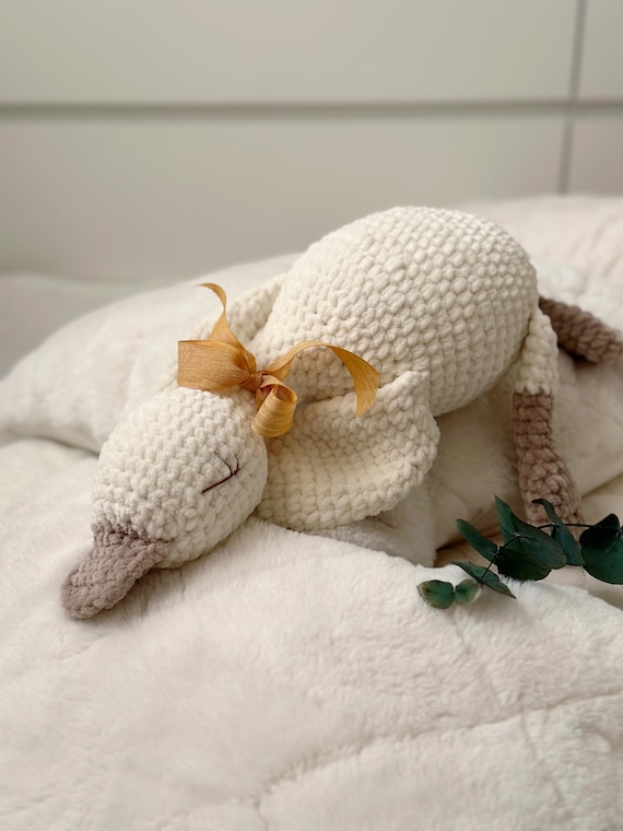 Cuddly Goose Baby Soft Toy Baby Soft Lovey Personalized Goose Doudou Toy newborn Sleep Companion Baby Shower Gift Baby Goose Lovey Gift Etsy Canada