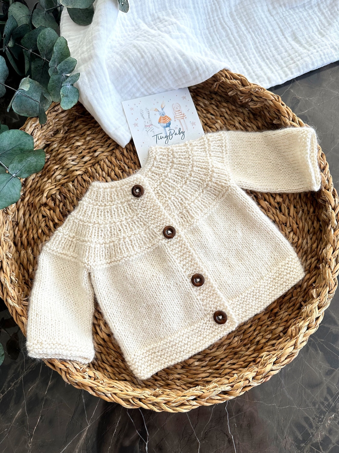Knit Baby Cardigan , Knit Baby Outfit, Mohair Baby Sweater, Knitted ...