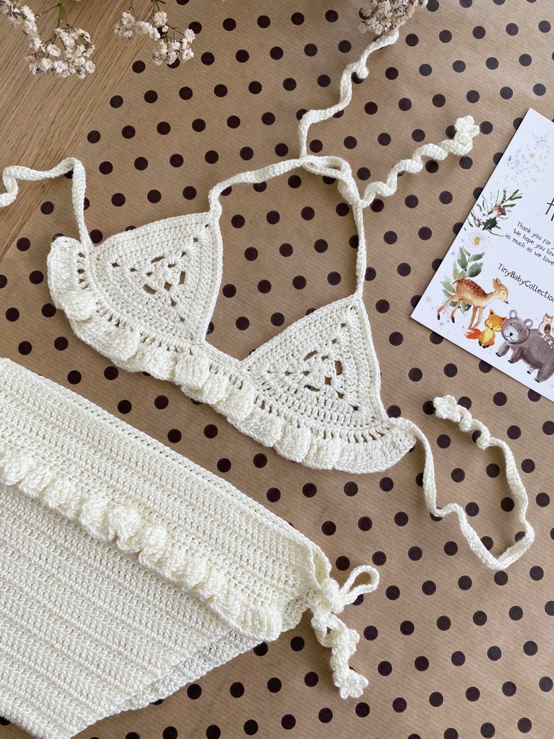 Crochet Baby Bikini Baby Bikini Newborn Photography Prop - Etsy
