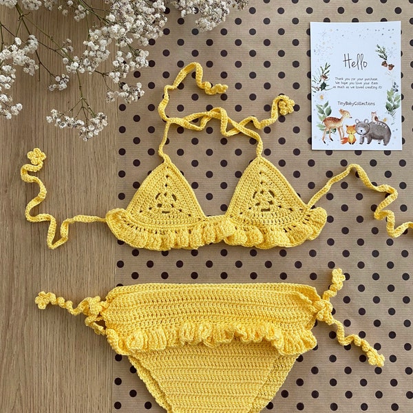 Crochet Bikini Kids - Etsy